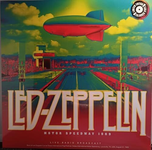 LED ZEPPELIN - Motor Speedway 1969 Lime Transparent Vinyl - New Vin ...