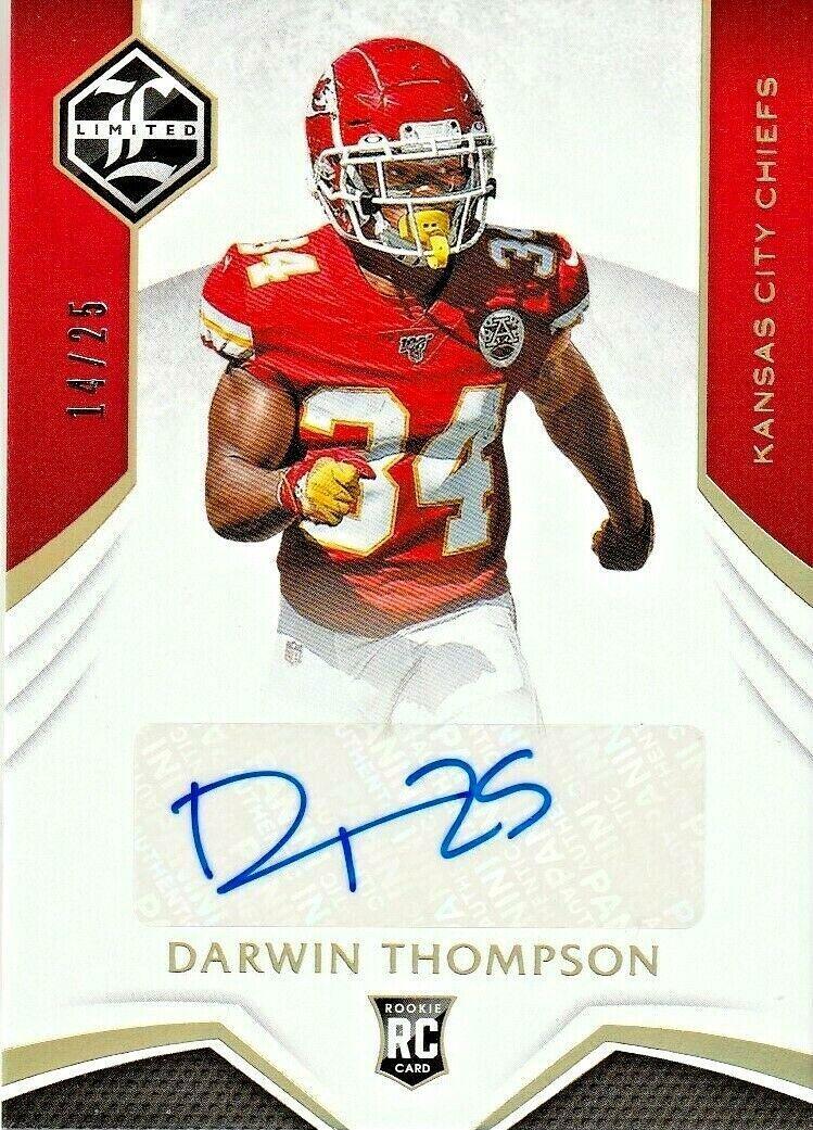 2019 Panini Limited - Rookie Autographs Darwin Thompson #237 Spotlight ...