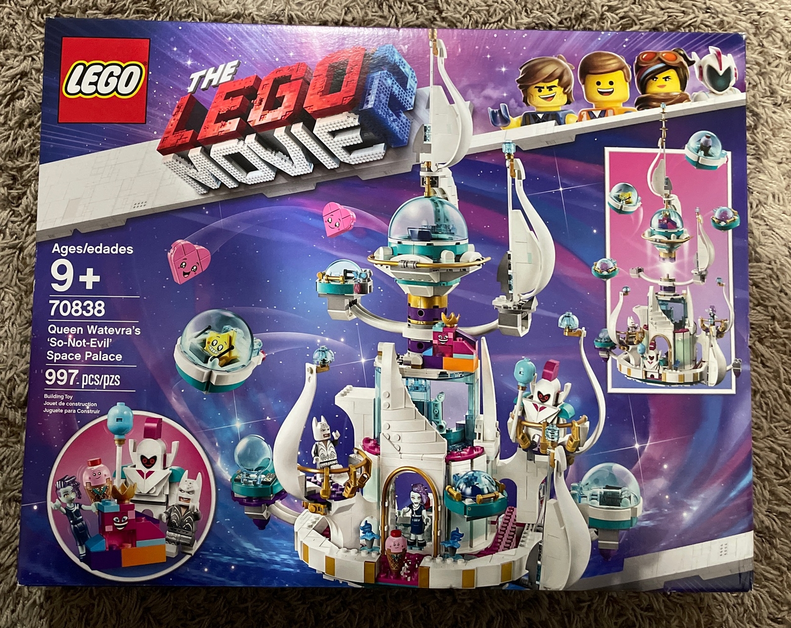LEGO The LEGO Movie 2 Queen Watevra's So-Not-Evil Space Palace 70838 ...