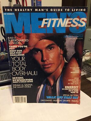 Vintage Men's Fitness Magazine October 1987 - Don Diamont | eBay