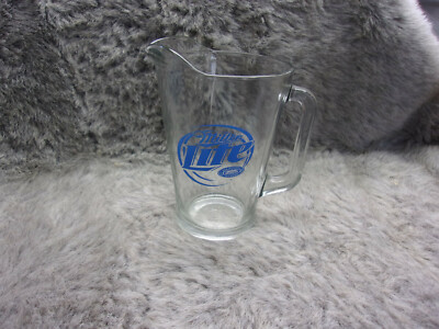 Vintage Thick Glass MILLER LITE Beer Pitcher | eBay