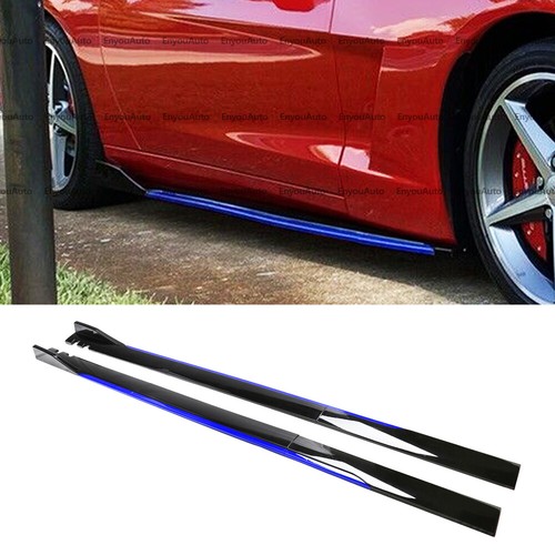For Lexus Rc-F RC300 RC350 86" Side Skirt Extension Rocker Panel Black ...