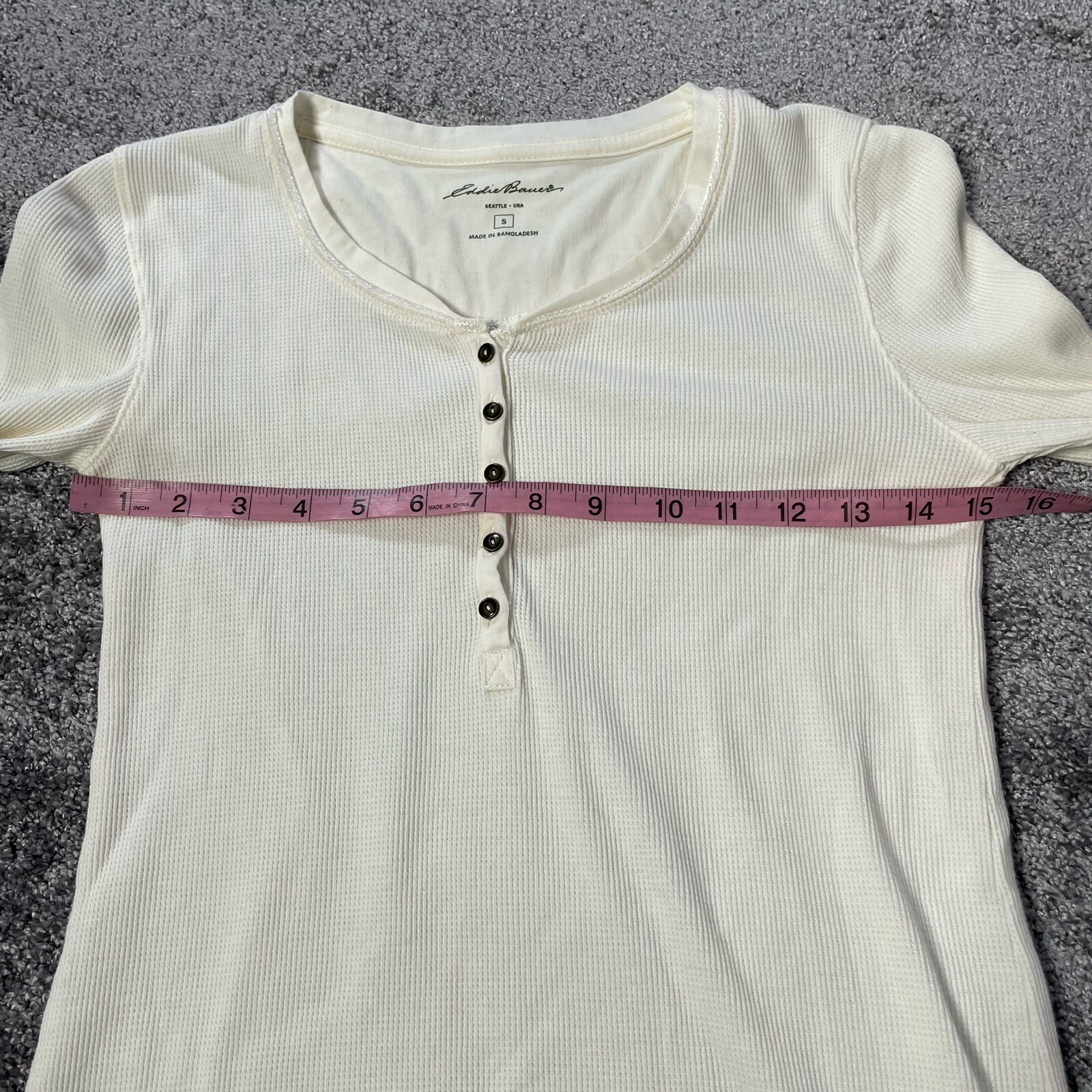 Eddie Bauer Cream Alt Bella Twilight TVD Thermal Small - Gem