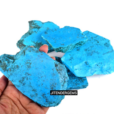 Stabilized Blue Turquoise 5000 Ct+ Natural Superb Slab Rough Gemstone ...