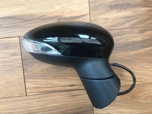 Ford Fiesta Mk7 13-17 Door Wing Mirror Power Fold Black Drivers Side R ...