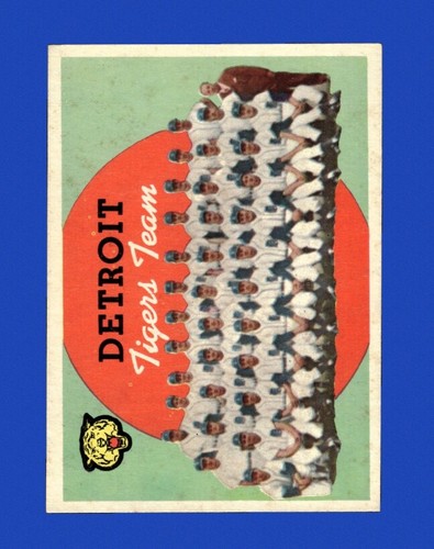 1959 Topps Set-Break #329 Detroit Tigers Team EX-EXMINT *GMCARDS* | eBay
