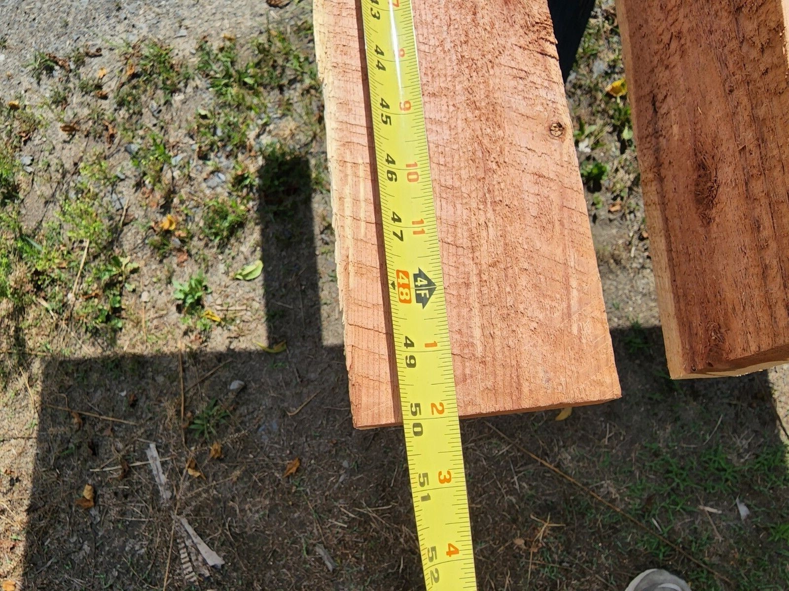 6 Pcs of Aromatic Eastern Red Cedar Rough Cut 1x4 Boards 48"+ long | eBay