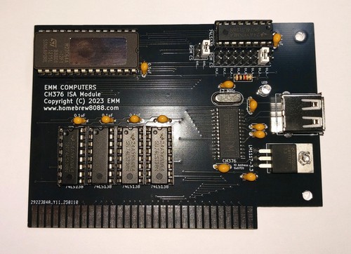 8bit ISA USB Adapter CH376-ISA | eBay