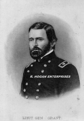 C. 1860's CIVIL WAR LIEUTENANT GENERAL ULYSSES S. GRANT 5X7 PRINT PHOTO ...