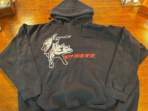 Bull Riding PBR Professional Bull Riders Black Hoodie Rodeo Medium Pre ...