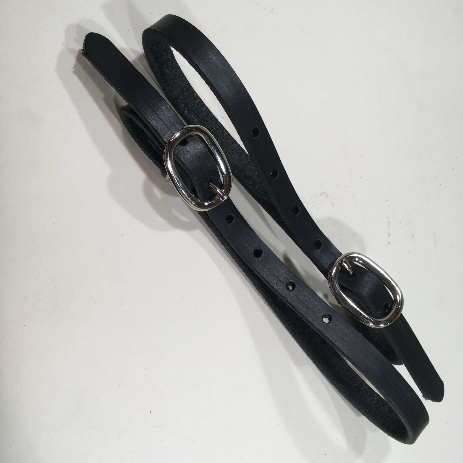 Breast Collar Tugs - 5/8" x appx. 24" - Black English Bridle - 1 Pair ...