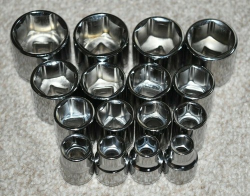 Halfords Advanced 3/8" Drive 6 Point Single Socket - 8-24mm ...