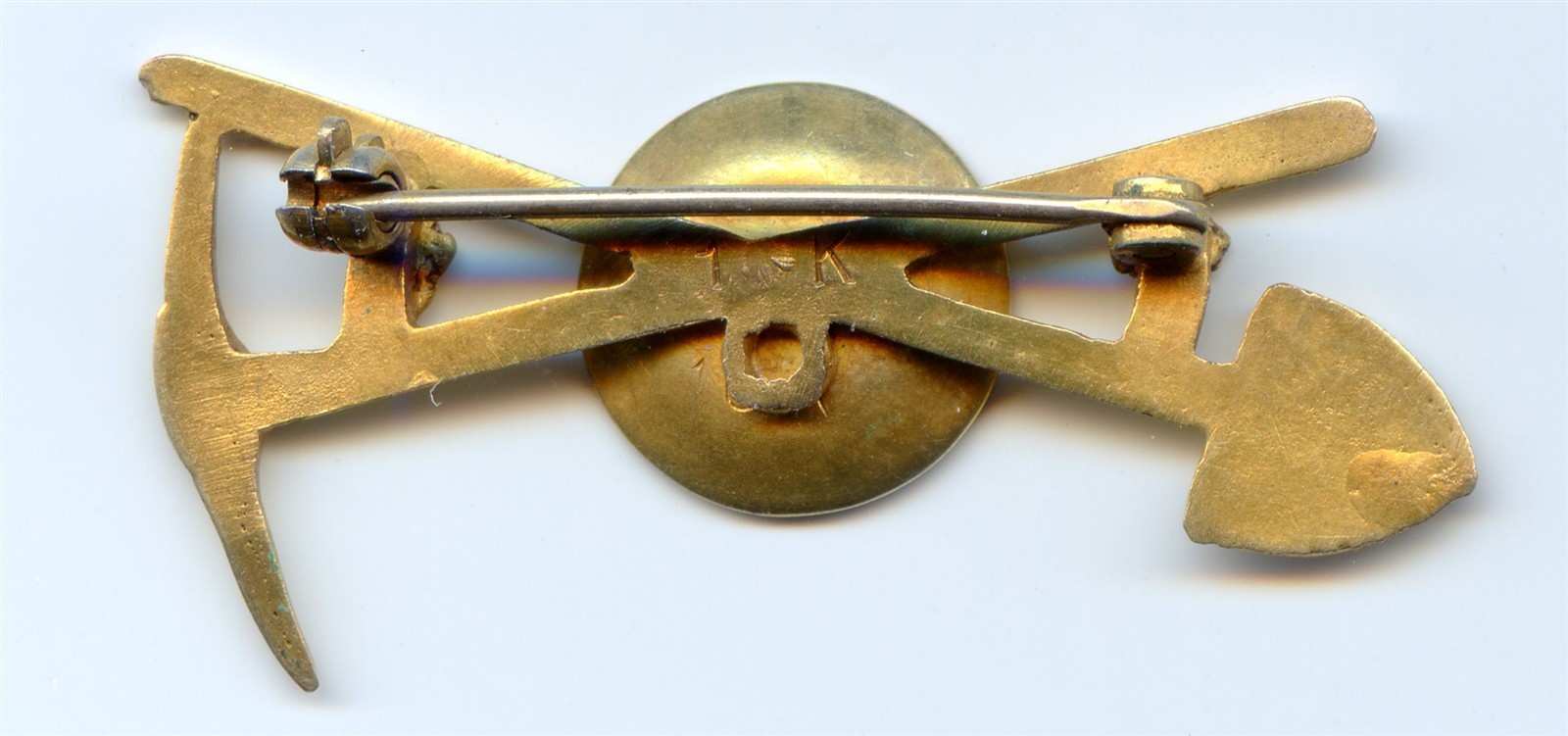 GOLD! Vintage Gold Mining Pin, Nuggets, Gold Pan, Alaska 10Kt 2.48g | eBay