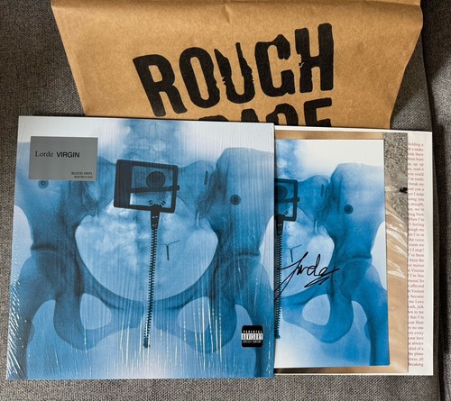 Lorde - Virgin LP Blood Red Vinyl SIGNED INSERT NYC | eBay