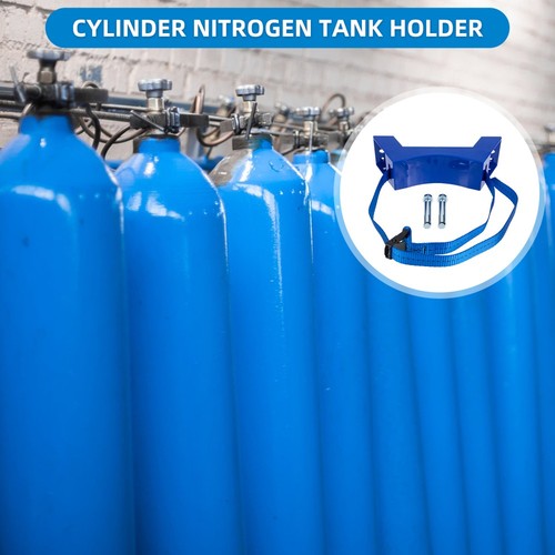 2 Sets Gas Bottle Holder Welding Tank Cylinder Wall Mounted Brackets ...