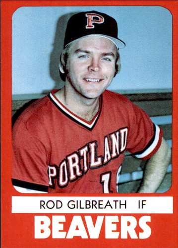 1980 Portland Beavers TCMA #22 Rod Gilbreath Laurel Mississippi MS ...
