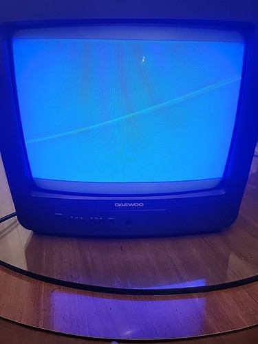 Daewoo 13” Crt Color TV DTQ-14N2FCW gaming video game television | eBay