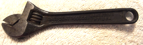 4" black oxide Crescent Tool Co. Jamestown, N.Y. USA Adjustable Wrench ...