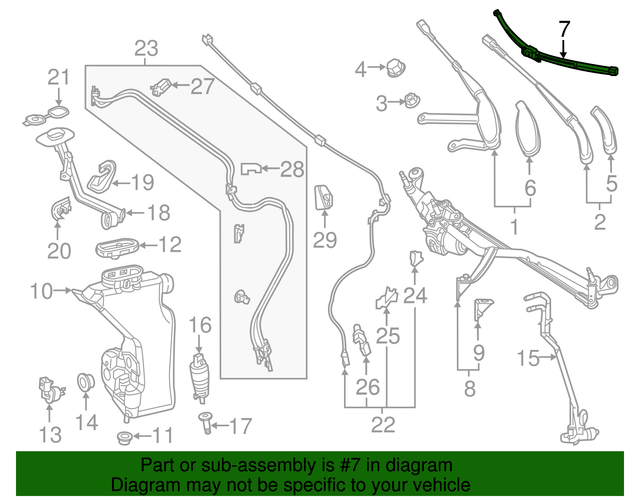 Genuine Mercedes-Benz Wiper Blade 2138203604 for sale online | eBay