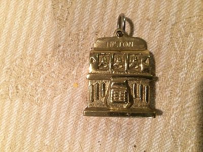Las Vegas Hilton Vintage Heavy Brass Slot Machine Key Chain Charm | eBay