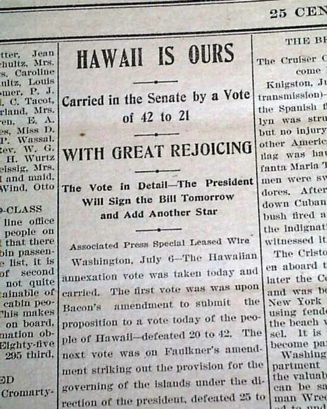Annexation Of Hawaii