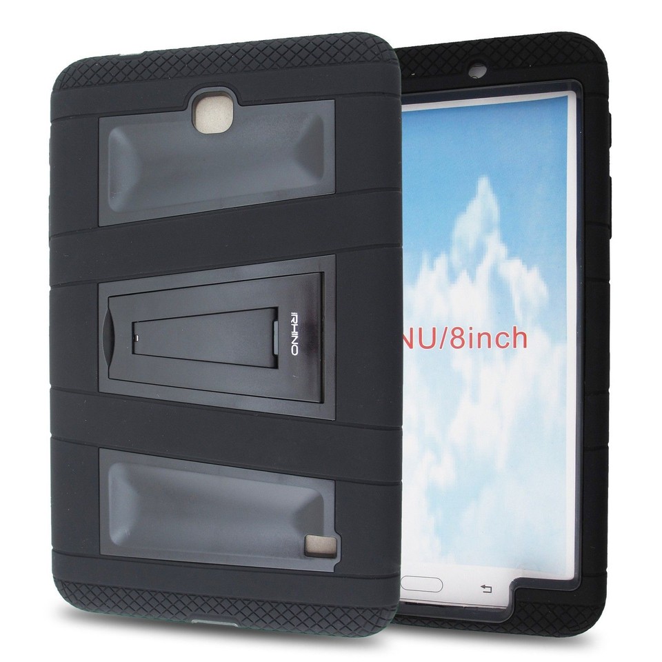 Armor Box Rugged Shockproof Kickstand Case Cover for Samsung Galaxy Tab ...