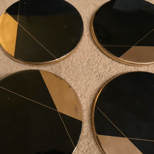 Hotel Collection 4 Coaster Bar Coasters Set | eBay