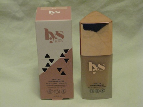 Lys Triple Fix Serum Clean Foundation LP4 Fair w/ Pink Tones Full Sz ...