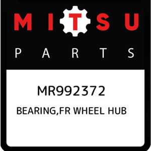 MR992372 Mitsubishi Bearing,fr wheel hub MR992372, New Genuine OEM Part ...