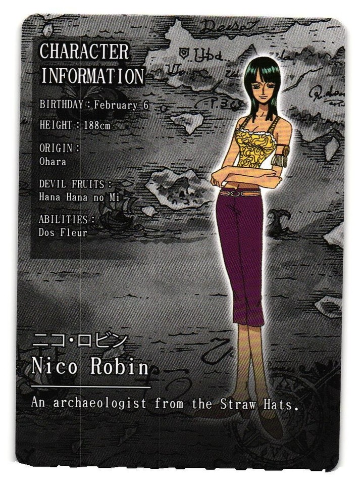 Nico Robin SSR OP-KDAD1-012 One Piece Anime TCG CCG Anime Card | eBay