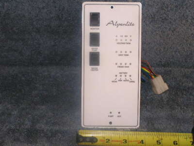 RV Monitor Panel Black Grey Fresh Water Heater Pump Switch OEM WRV ...