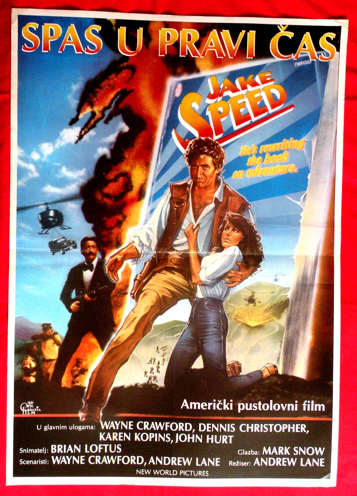 JAKE SPEED 1986 WAYNE CRAWFORD DENIS CHRISTOPHER ANDREW LANE EXYU MOVIE ...