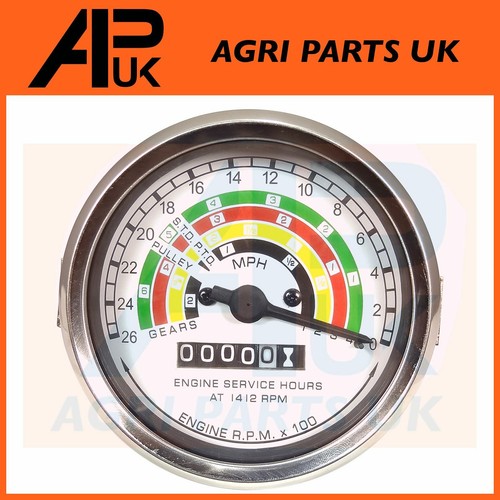 Tractormeter REV Clock Tachometer Gauge ACW for Fordson Dexta Super ...