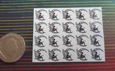 Silhouette, Fairy, Fay, Fae, Fey, Faerie, Moon, Wings, Nail Art, Decals ...