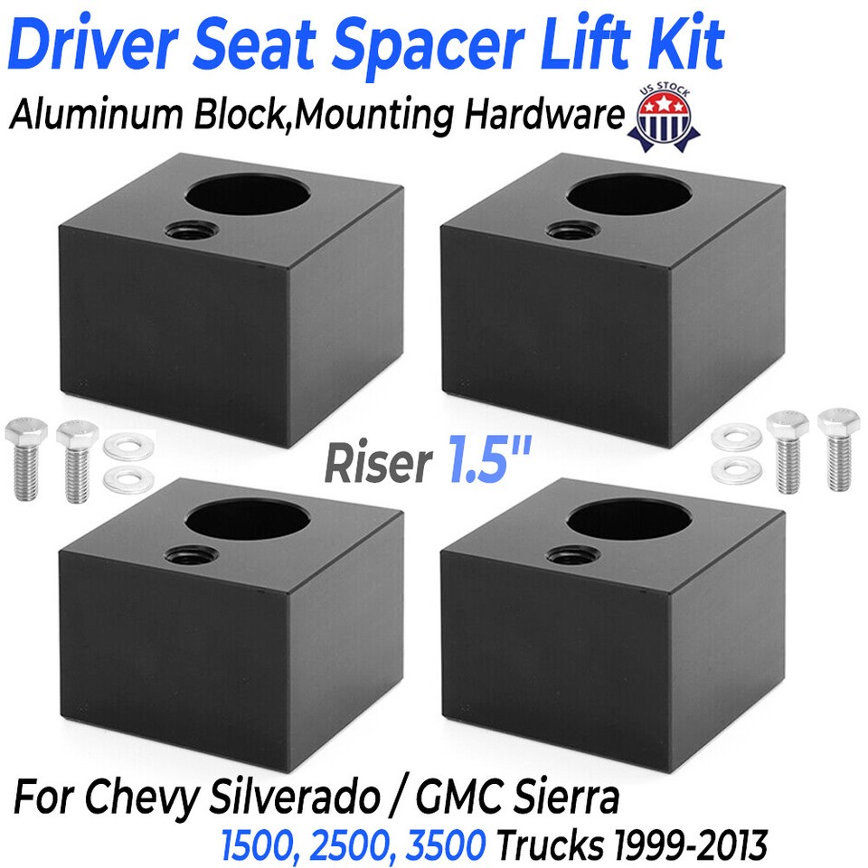 Front Seat Riser 1.5" Spacer Lift Kit For Chevy Silverado / GMC Sierra ...