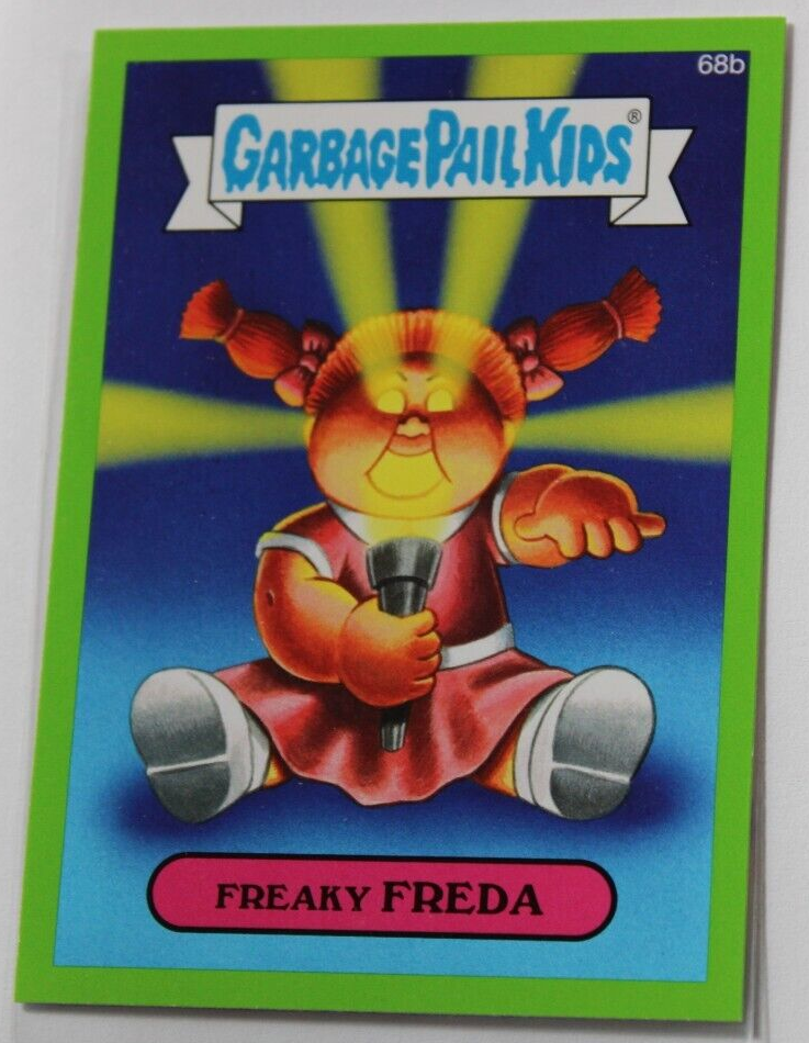 GARBAGE PAIL KIDS 2014 series 2 "GREEN" # 68b "Freaky FREDA" | eBay