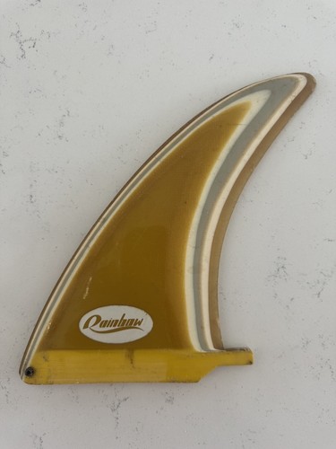 Vintage, Rainbow Fin Co Longboard Surfboard Fin (multi color) | eBay UK