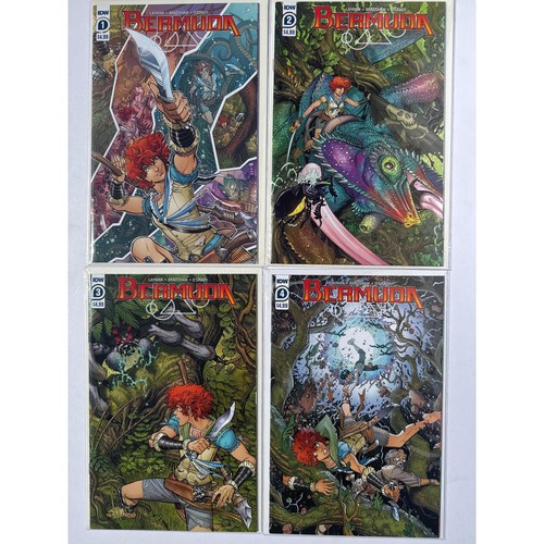 BERMUDA 1-4 Indie Comic Book Set. Dystopian Magic Fantasy Science ...