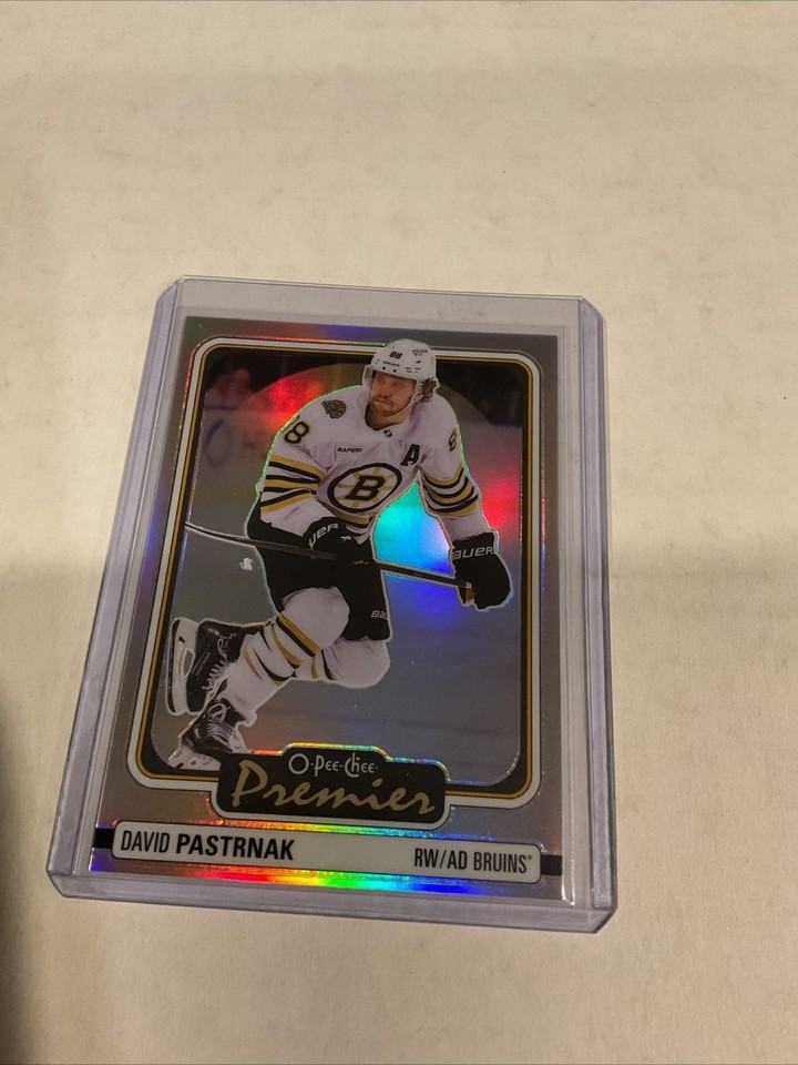 David Pastrnak 2024-25 Upper Deck O-Pee-Chee Platinum Premier Bruins # ...