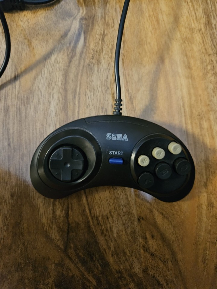 Russian Sega Megadrive Console With 6 Games And 2 Controllers. | eBay UK