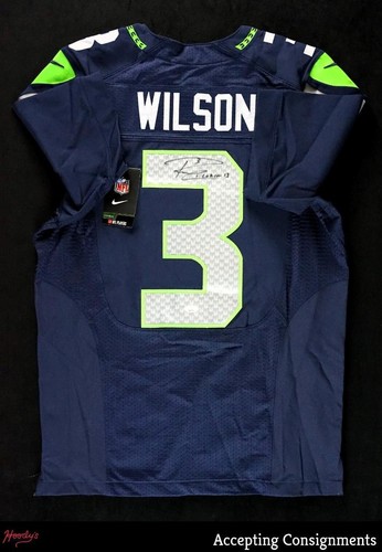 Russell Wilson Autograph Signed #3 Seahawks Nike Jersey AUTO w/ JSA COA ...