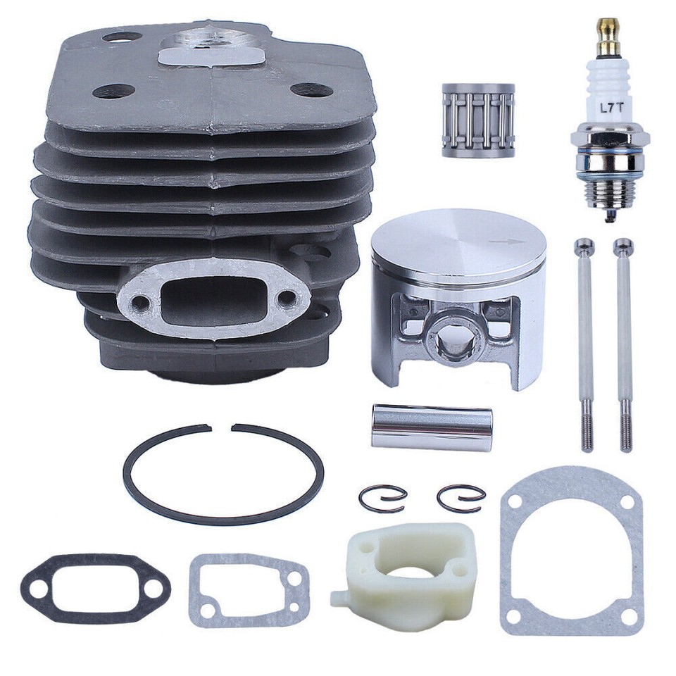 52mm Cylinder Piston Gasket Spark Plug Kit For Jonsered 630 630 Super ...