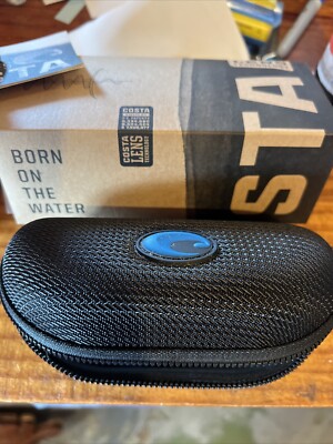 Costa Del Mar Zippered Sunglass Hard Case Clamshell Black CASE ONLY-580 ...