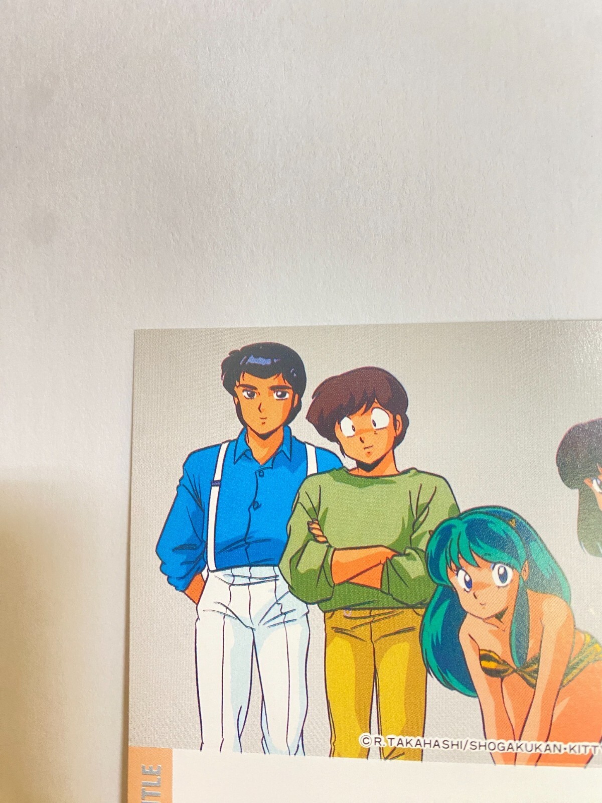 Lum Shutaro Ataru Shinobu Urusei Yatsura Cassette Tape Index Card Label ...