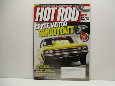 Oct. 2008 HOT ROD Magazine Van Truck Car Rod Parts Dodge Ford Chevy ...