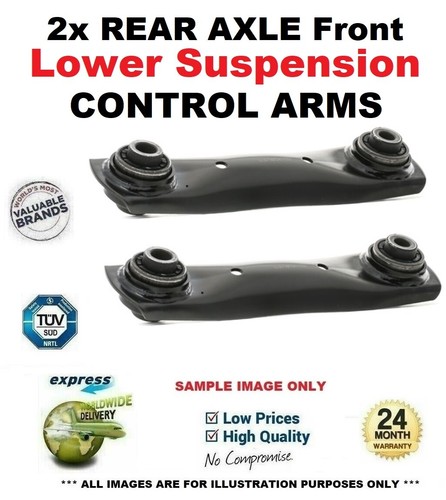 2x Rear Axle Front Lower CONTROL ARMS for VAUXHALL INSIGNIA 2.0CDTI 35 ...