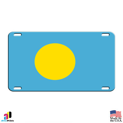 Palau Country Flag License Plate Home Wall Decor Novelty Aluminum Metal ...