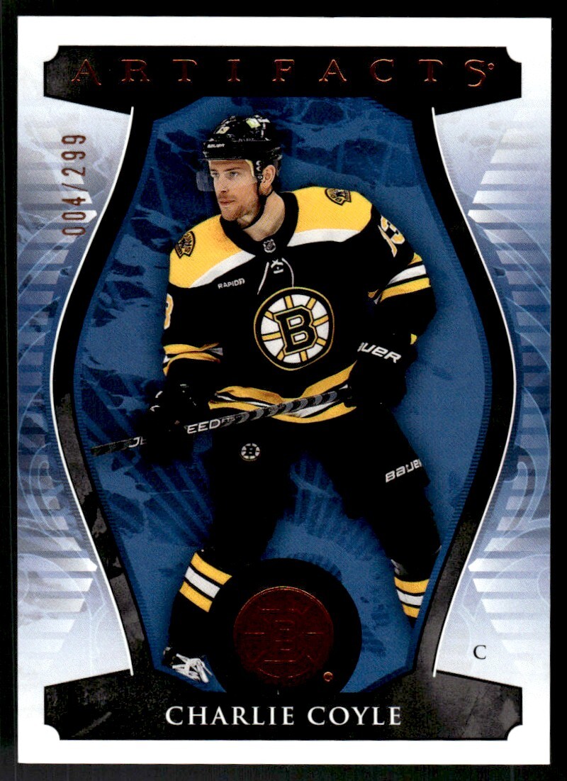 Charlie Coyle 2023 Upper Deck Artifacts #65 Copper /299 Price Guide ...