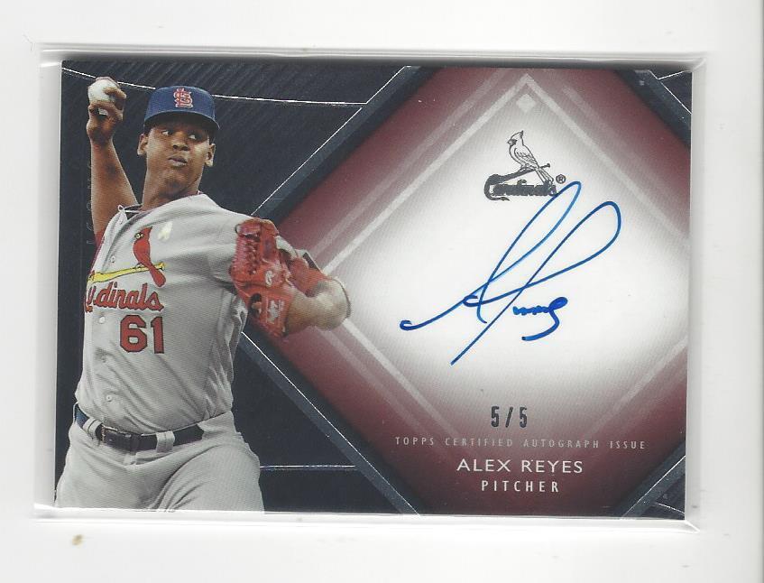 2017 Topps Diamond Icons Diamond Red Alex Reyes Rookie AUTOGRAPH ...