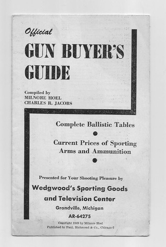 Vintage 1949 Gun Buyer's Guide-Pamphlet given out by Wedgwood's ...